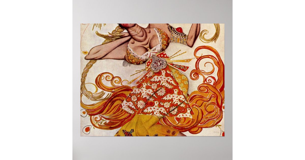 The Firebird by Leon Samoilovitch Bakst Poster | Zazzle