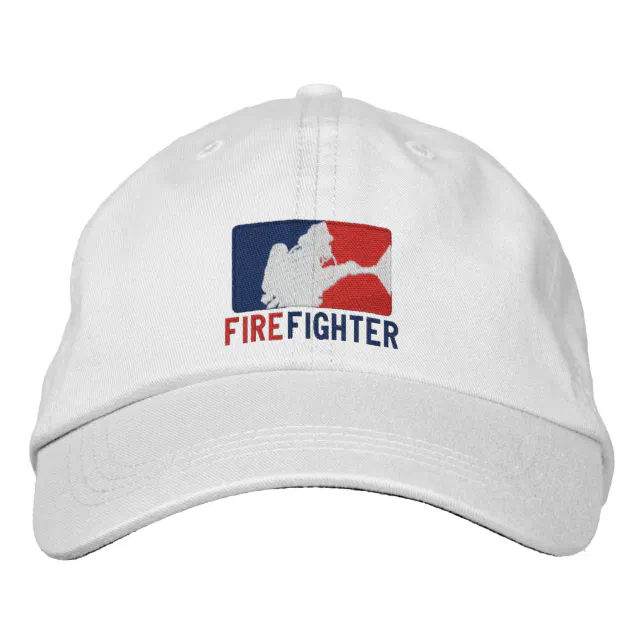 The Firefighter Custom Embroidery Embroidered Baseball Hat | Zazzle