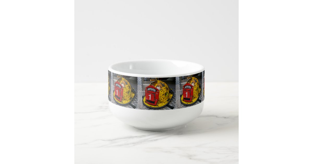 The firefighters soup bowl | Zazzle