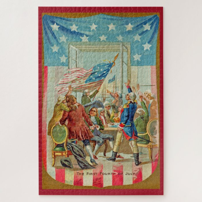 The First Fourth of July Large Puzzle | Zazzle.com