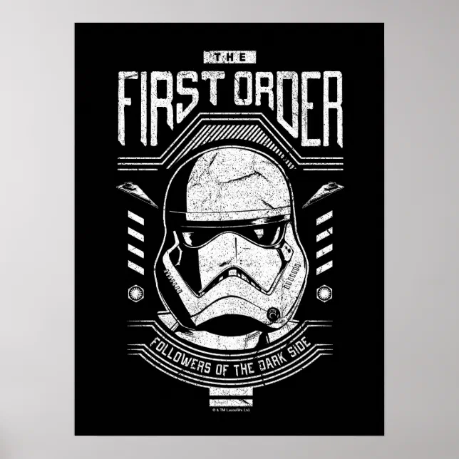 The First Order: Followers of the Dark Side Poster | Zazzle