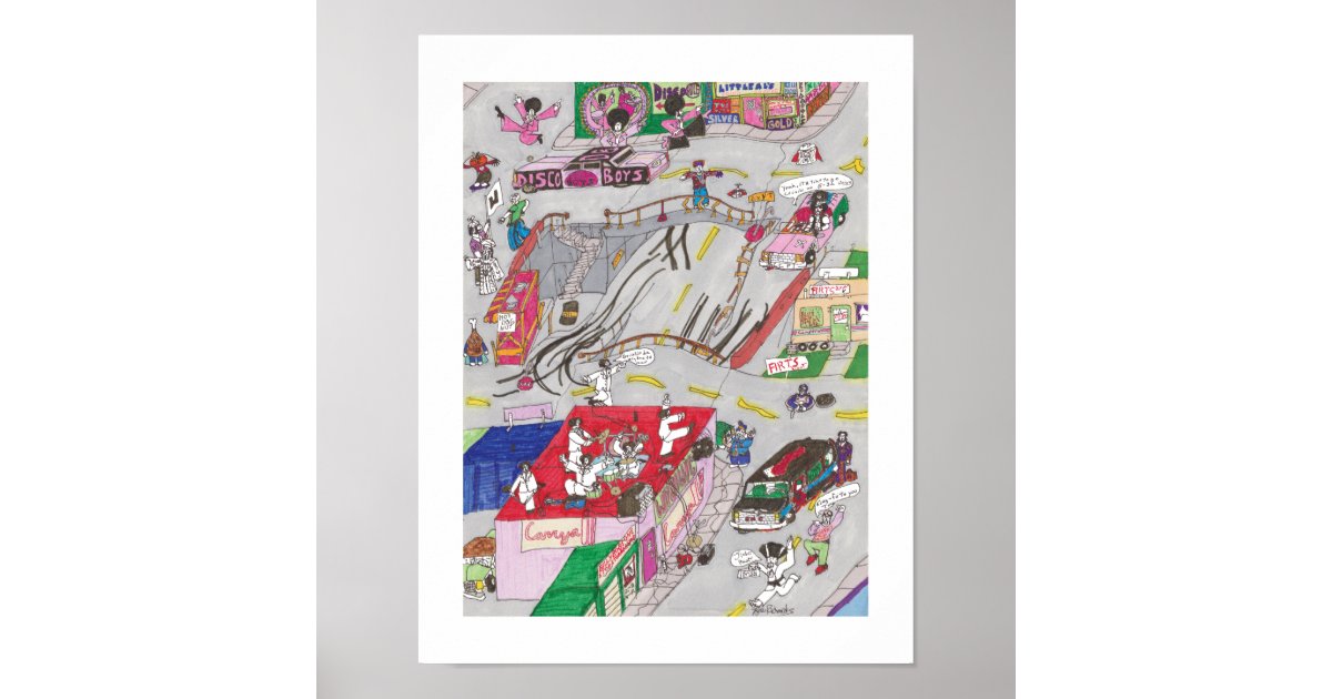 The First Voltz Drawing Poster | Zazzle