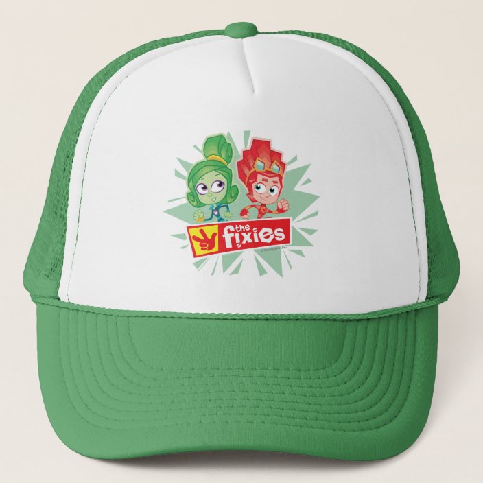 The Fixies | Verda and Fire Trucker Hat | Zazzle.com