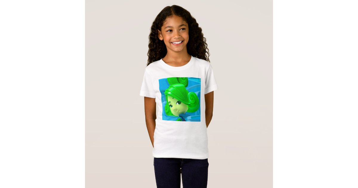 The Fixies | Verda on Blue T-Shirt | Zazzle