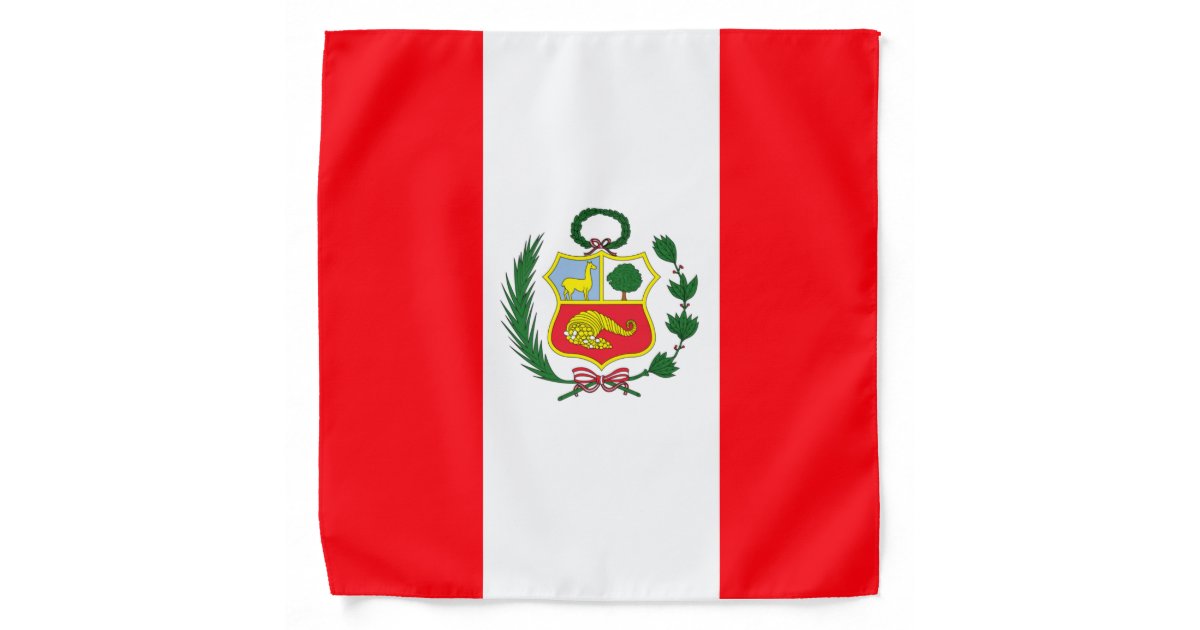 the flag of Peru Bandana | Zazzle