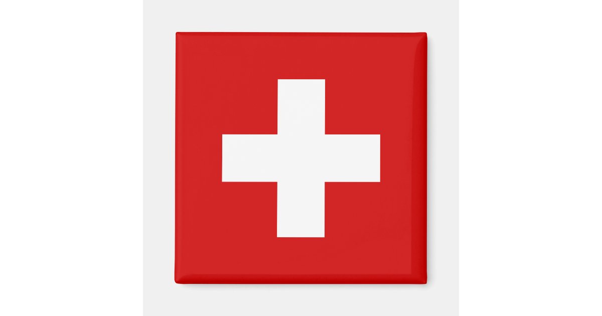The Flag of Switzerland Magnet | Zazzle