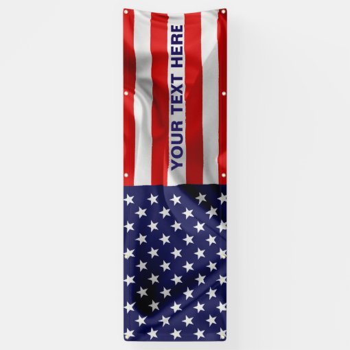 The Flag of the United States of America. Banner | Zazzle