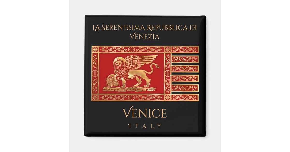 The Flag of Venice, Italy Magnet | Zazzle