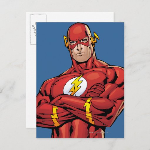 The Flash Arms Crossed Postcard | Zazzle
