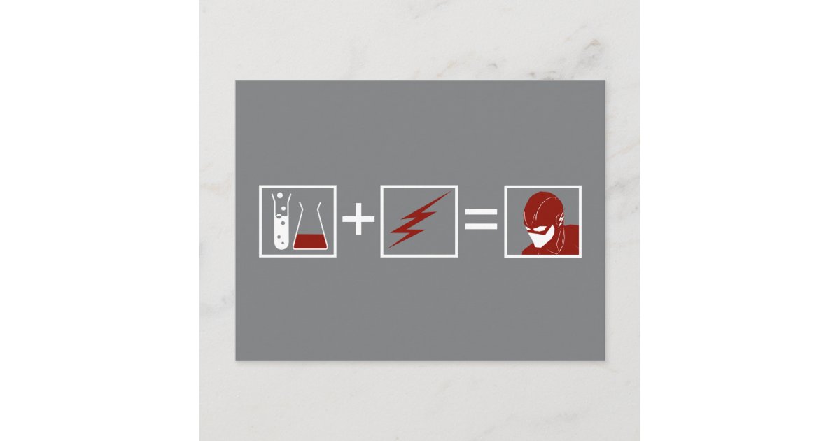 The Flash | Flash Equation Postcard | Zazzle