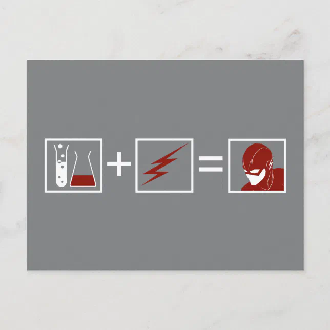 The Flash | Flash Equation Postcard | Zazzle