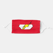 The Flash | Lightning Bolt Adult Cloth Face Mask | Zazzle