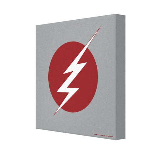 The Flash | Lightning Bolt Logo Canvas Print | Zazzle