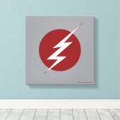The Flash | Lightning Bolt Logo Canvas Print | Zazzle
