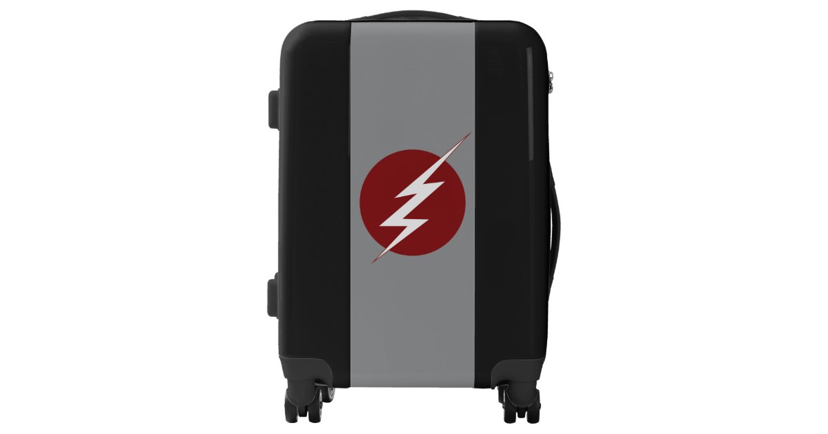 The Flash | Lightning Bolt Logo Luggage | Zazzle
