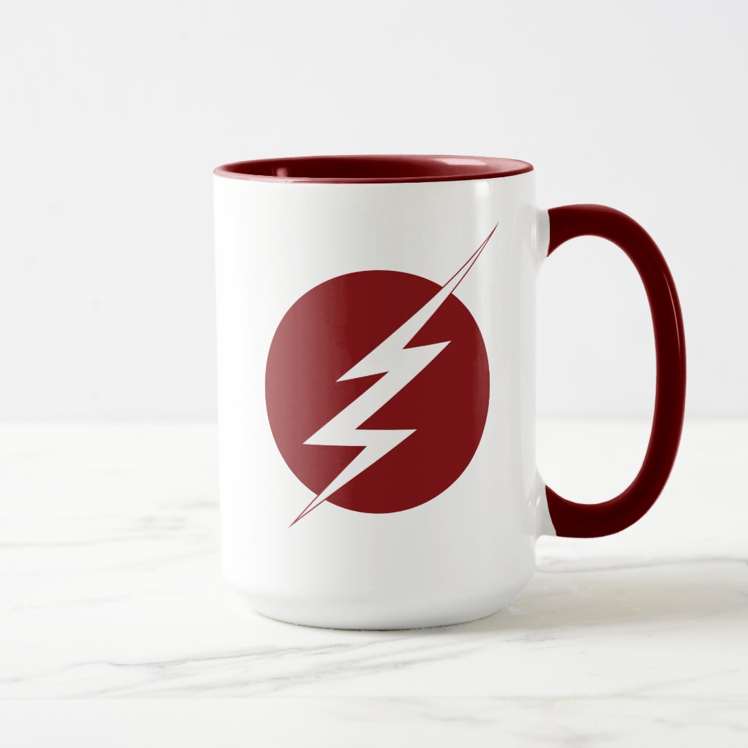 The Flash | Lightning Bolt Logo Mug | Zazzle