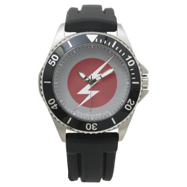 The Flash | Lightning Bolt Logo Watch | Zazzle