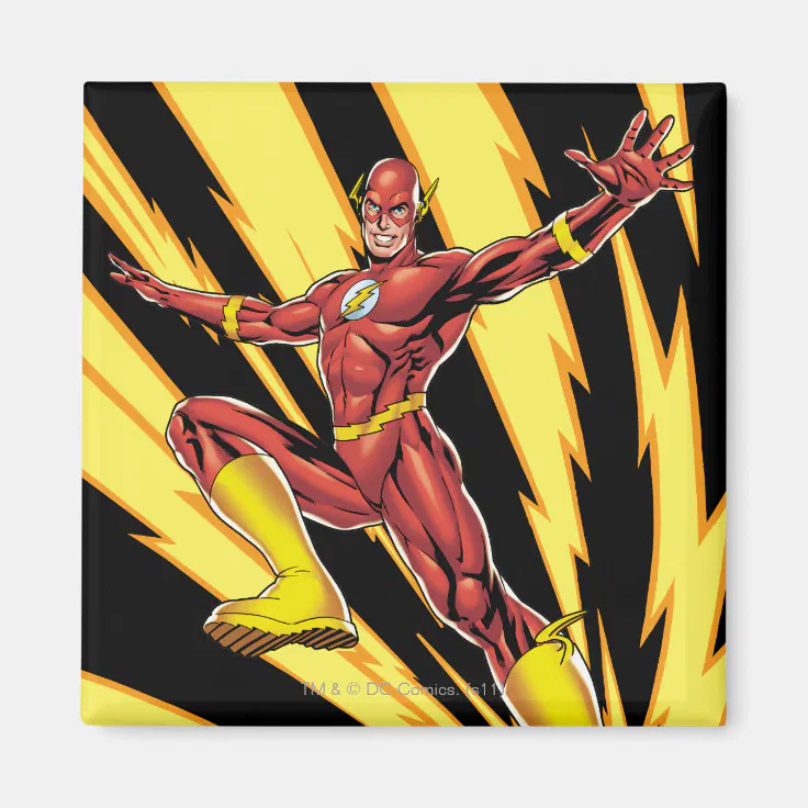 The Flash Lightning Bolts Magnet | Zazzle