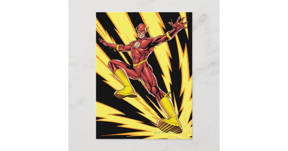 The Flash Lightning Bolts Postcard | Zazzle