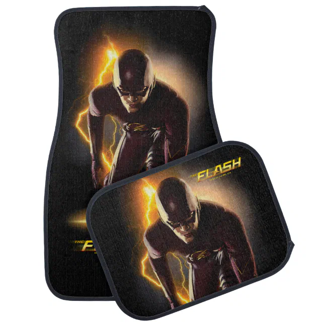 The Flash | Sprint Start Position Car Floor Mat | Zazzle