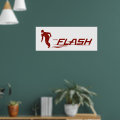 The Flash | Super Hero Name Logo Poster | Zazzle