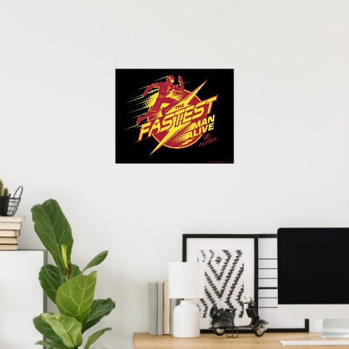 The Flash | The Fastest Man Alive Poster | Zazzle