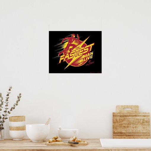 The Flash | The Fastest Man Alive Poster | Zazzle
