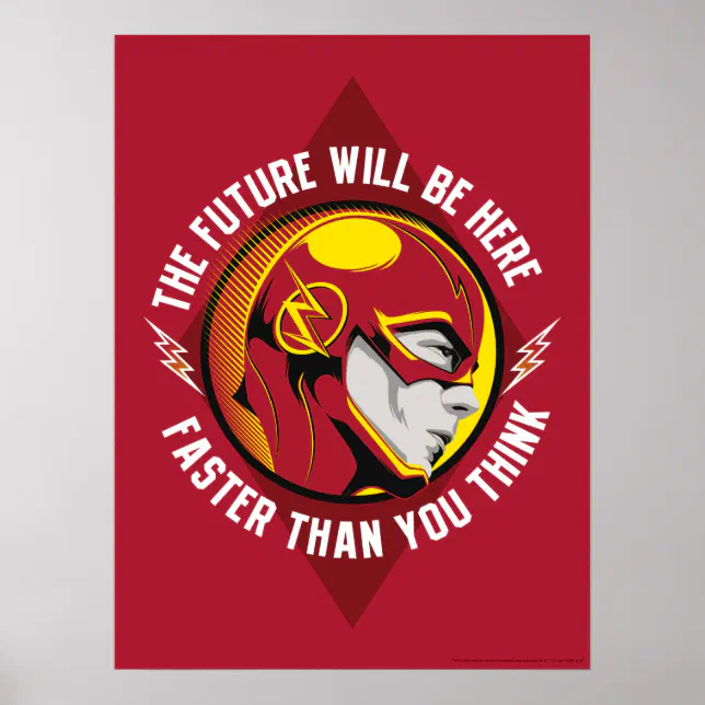 The Flash | "The Future Will Be Here" Poster | Zazzle