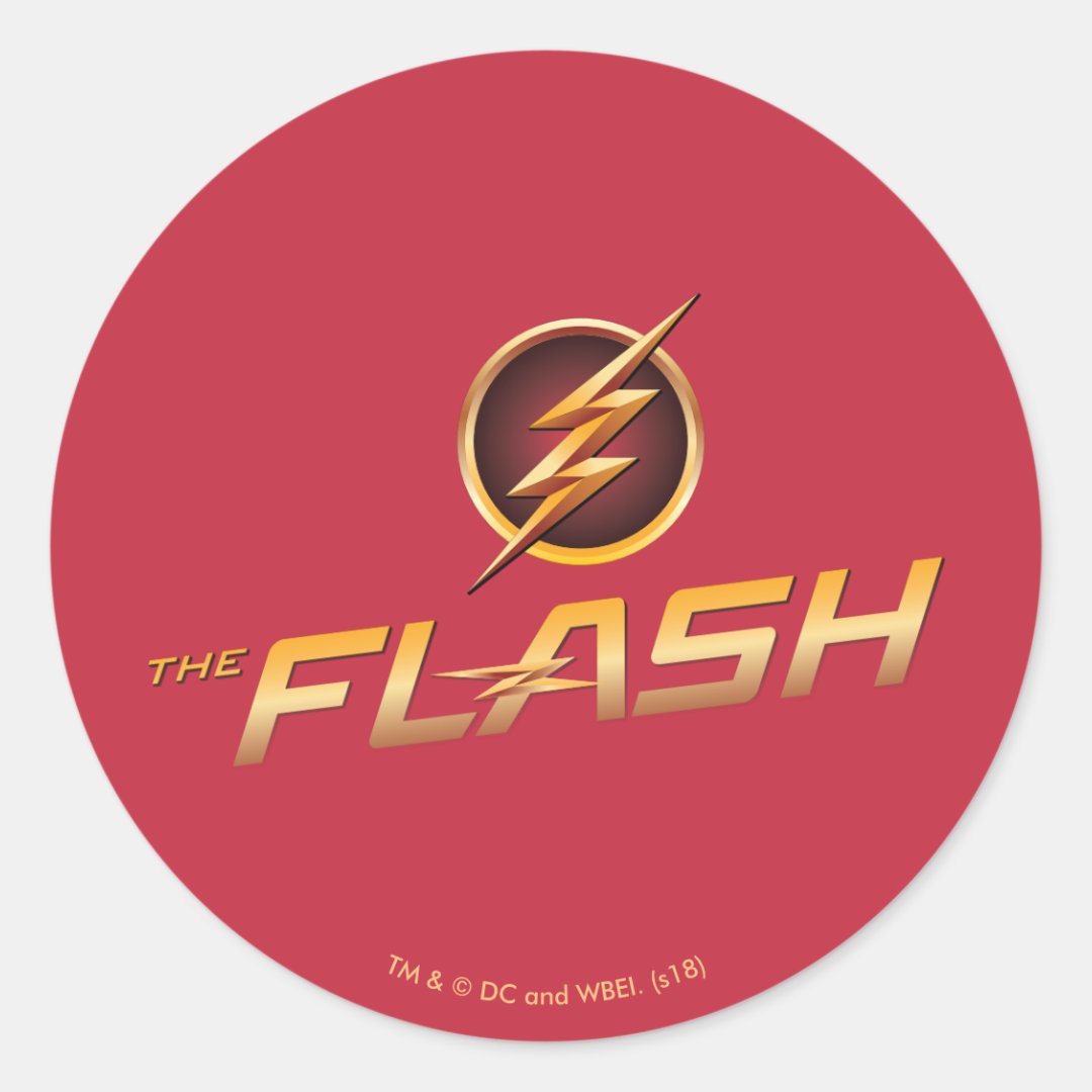 The Flash | TV Show Logo Classic Round Sticker | Zazzle