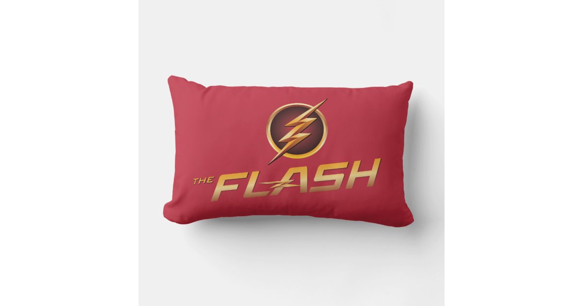 The Flash | TV Show Logo Lumbar Pillow | Zazzle