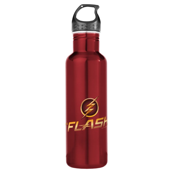 The Flash | TV Show Logo Stainless Steel Water Bottle | Zazzle