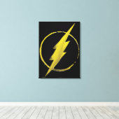 The Flash | Yellow Chest Emblem Canvas Print | Zazzle