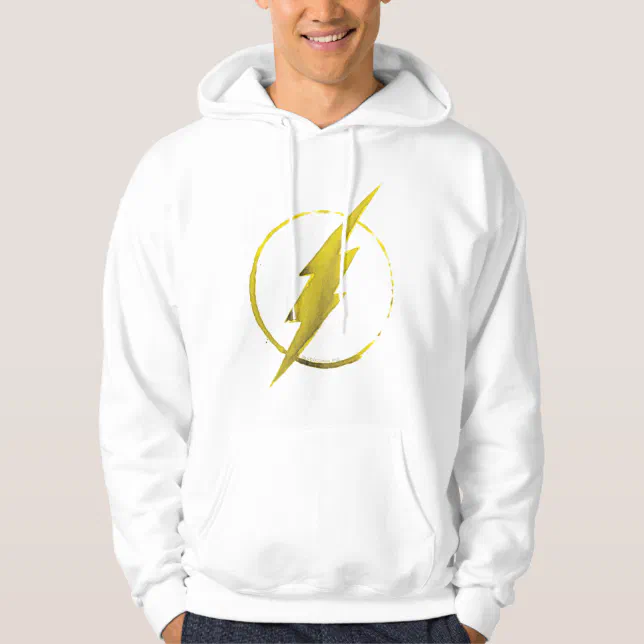 The Flash | Yellow Chest Emblem Hoodie | Zazzle