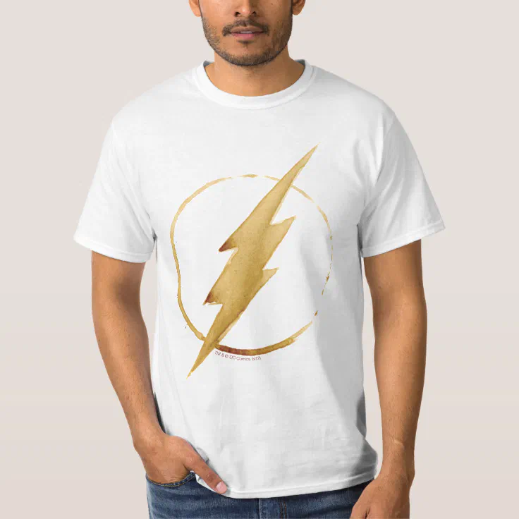 The Flash | Yellow Chest Emblem T-Shirt | Zazzle