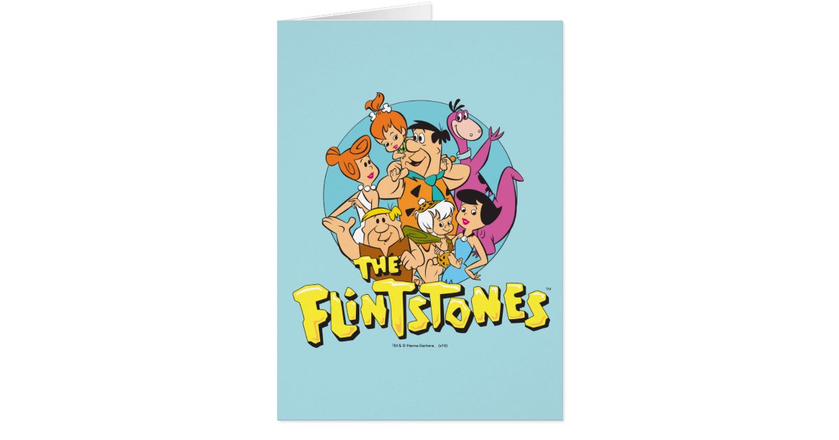 The Flintstones and Rubbles Family Graphic | Zazzle The Flintstones and Rubbles Family Graphic | Zazzle