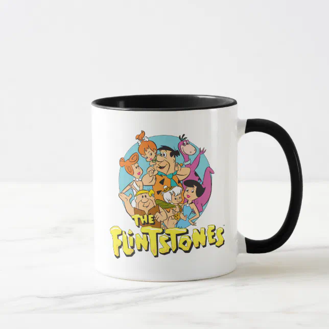 The Flintstones and Rubbles Family Graphic Mug | Zazzle The Flintstones and Rubbles Family Graphic Mug | Zazzle