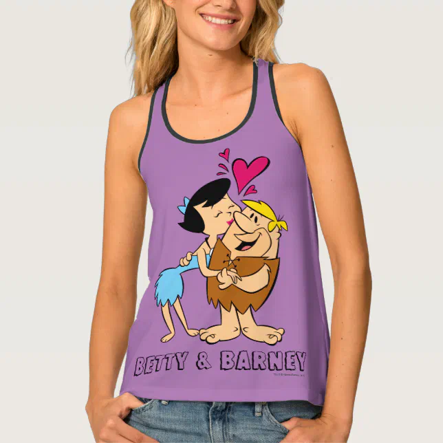 The Flintstones | Betty Kissing Barney Tank Top | Zazzle