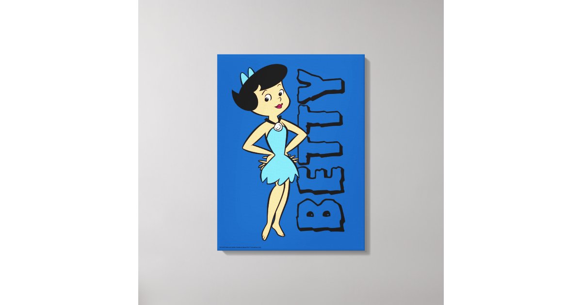 The Flintstones | Betty Rubble Canvas Print | Zazzle