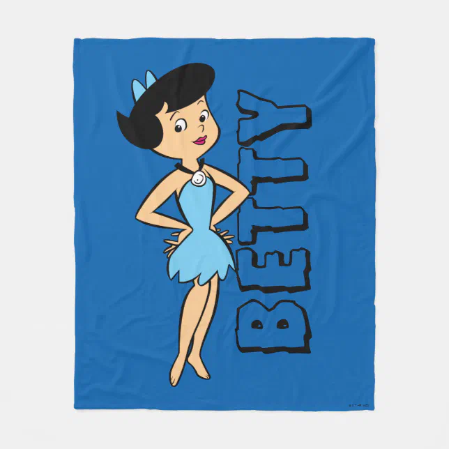The Flintstones | Betty Rubble Fleece Blanket | Zazzle