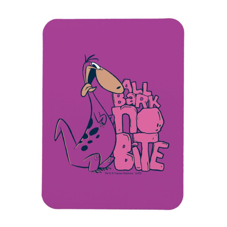 The Flintstones | Dino - All Bark No Bite Magnet | Zazzle