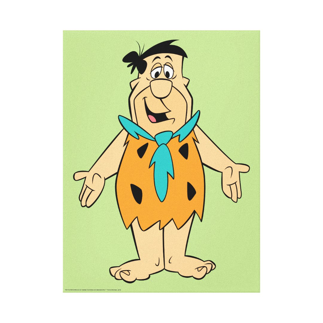 The Flintstones | Fred Flintstone Canvas Print | Zazzle