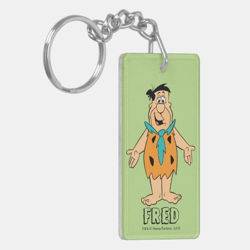 The Flintstones | Fred Flintstone Keychain | Zazzle