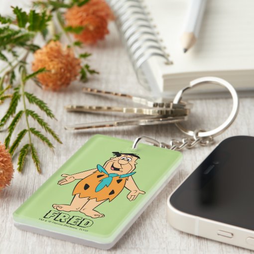 The Flintstones | Fred Flintstone Keychain | Zazzle
