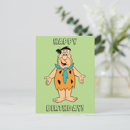 The Flintstones | Fred Flintstone Postcard | Zazzle