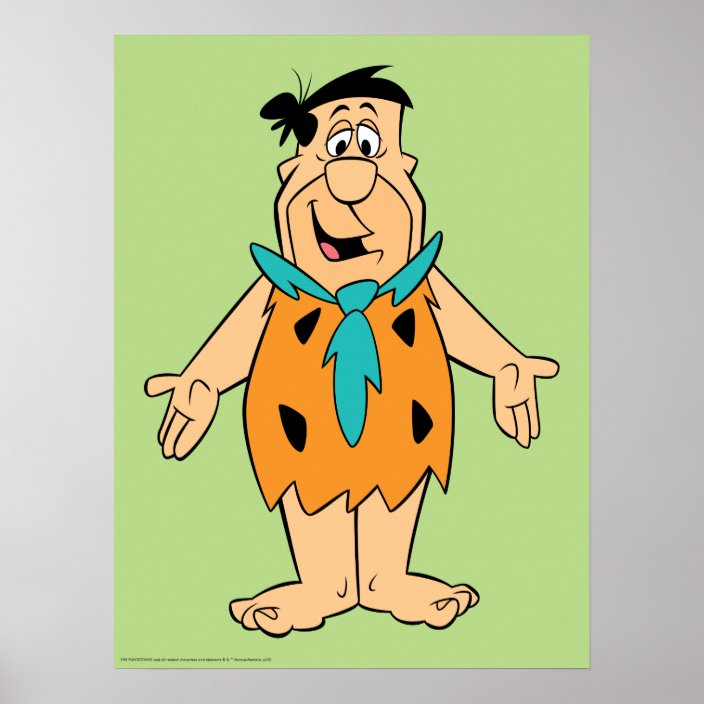 The Flintstones | Fred Flintstone Poster | Zazzle.com