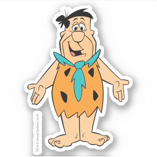 The Flintstones | Fred Flintstone Sticker | Zazzle