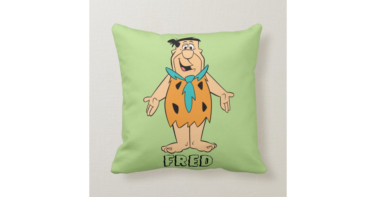 The Flintstones | Fred Flintstone Throw Pillow | Zazzle.com