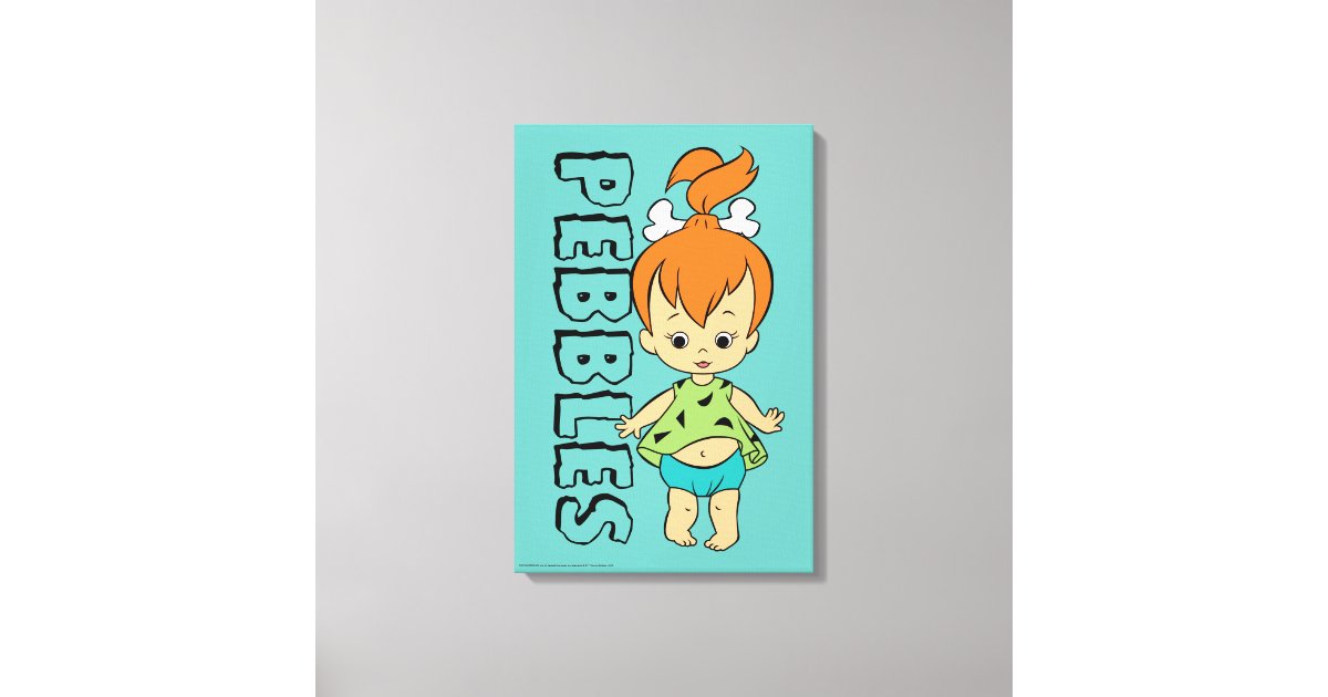 The Flintstones | Pebbles Flintstone Canvas Print | Zazzle