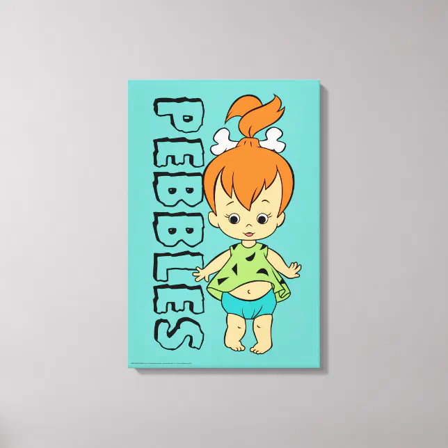 The Flintstones | Pebbles Flintstone Canvas Print | Zazzle