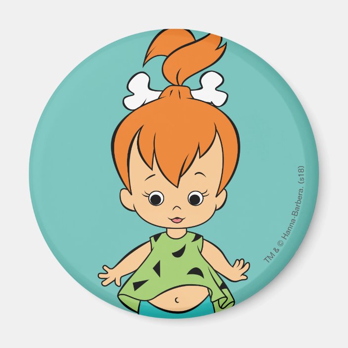 The Flintstones | Pebbles Flintstone Magnet | Zazzle.com
